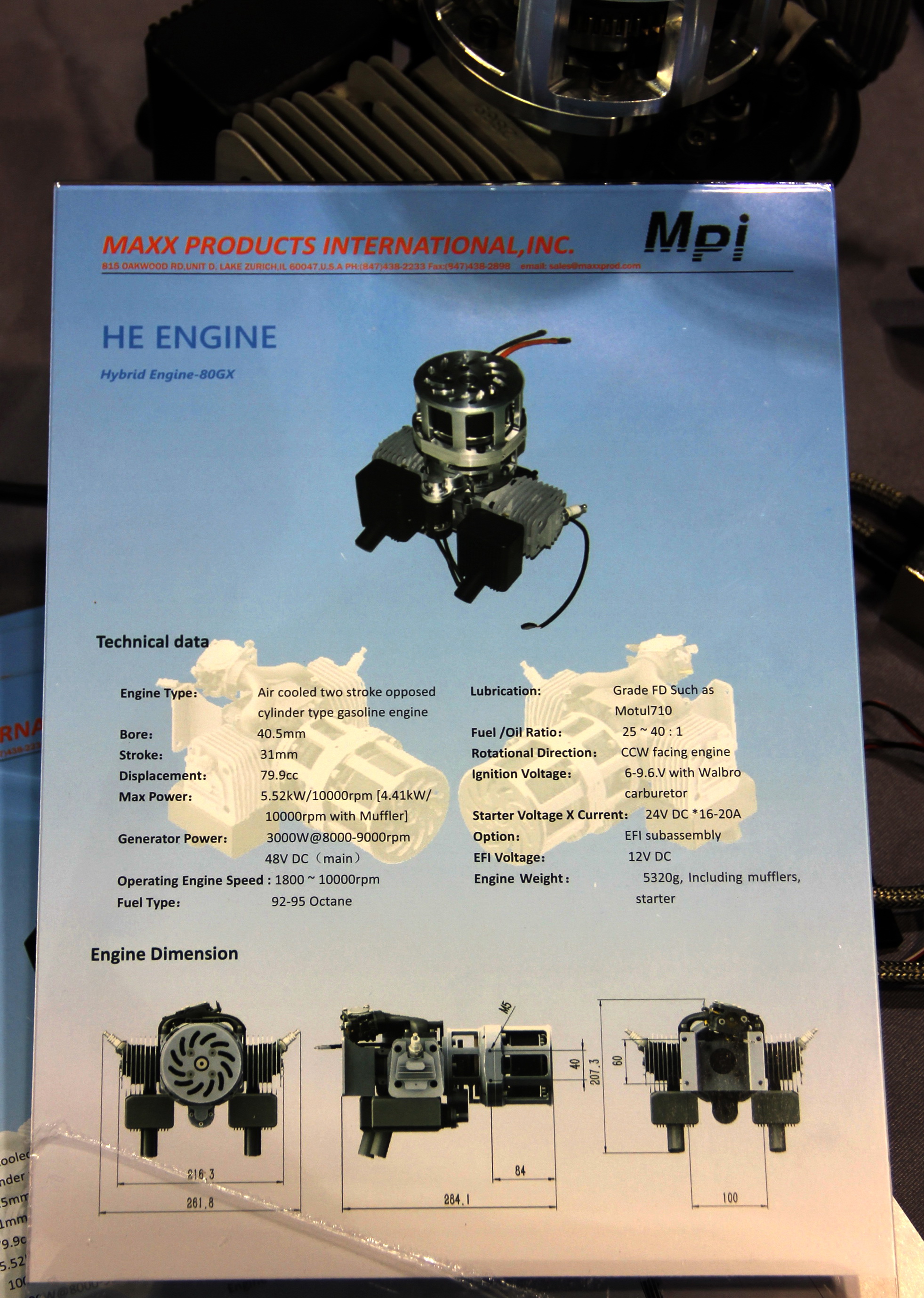 Maxx Power (MPI) Engine Data | The National Robotics Education Foundation