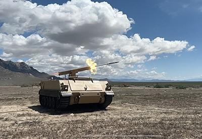 In a First, Laser-Guided Rocket Fired from Robotic Combat Vehicle | The ...